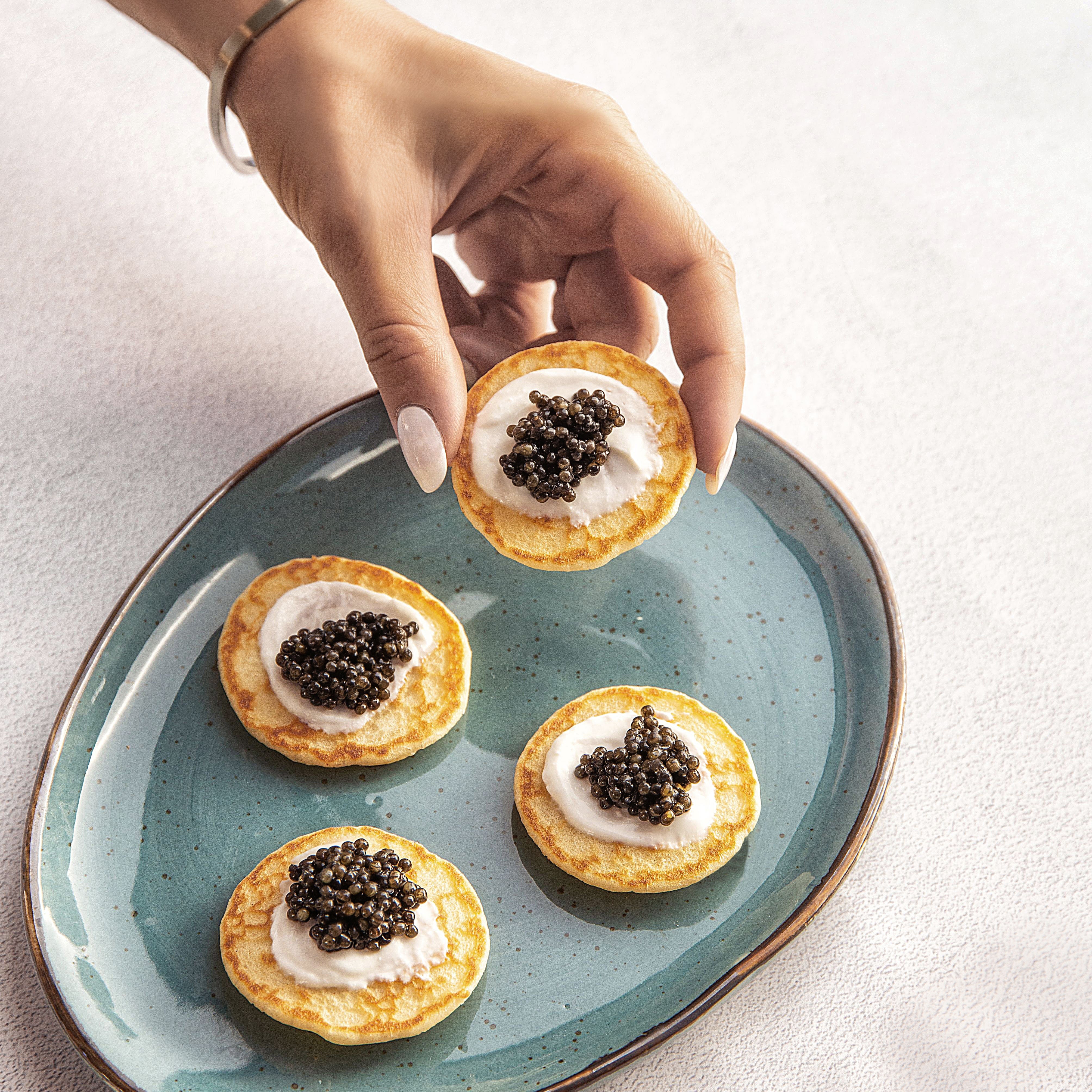 Buy Homemade Mini Blinis 16pcs | The Caviar House
